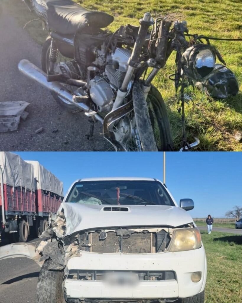 Un motociclista circulaba en contramano y murió al ser chocado por una ...